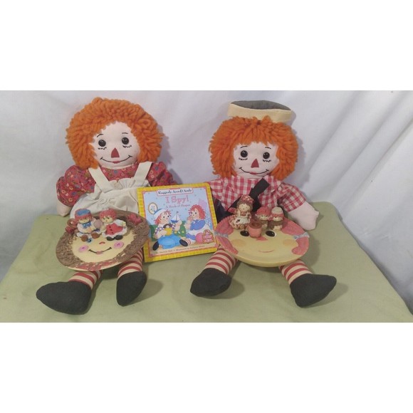 raggedy ann | Toys | Raggedy Ann And Andy Doll Book And Knick Knack ...